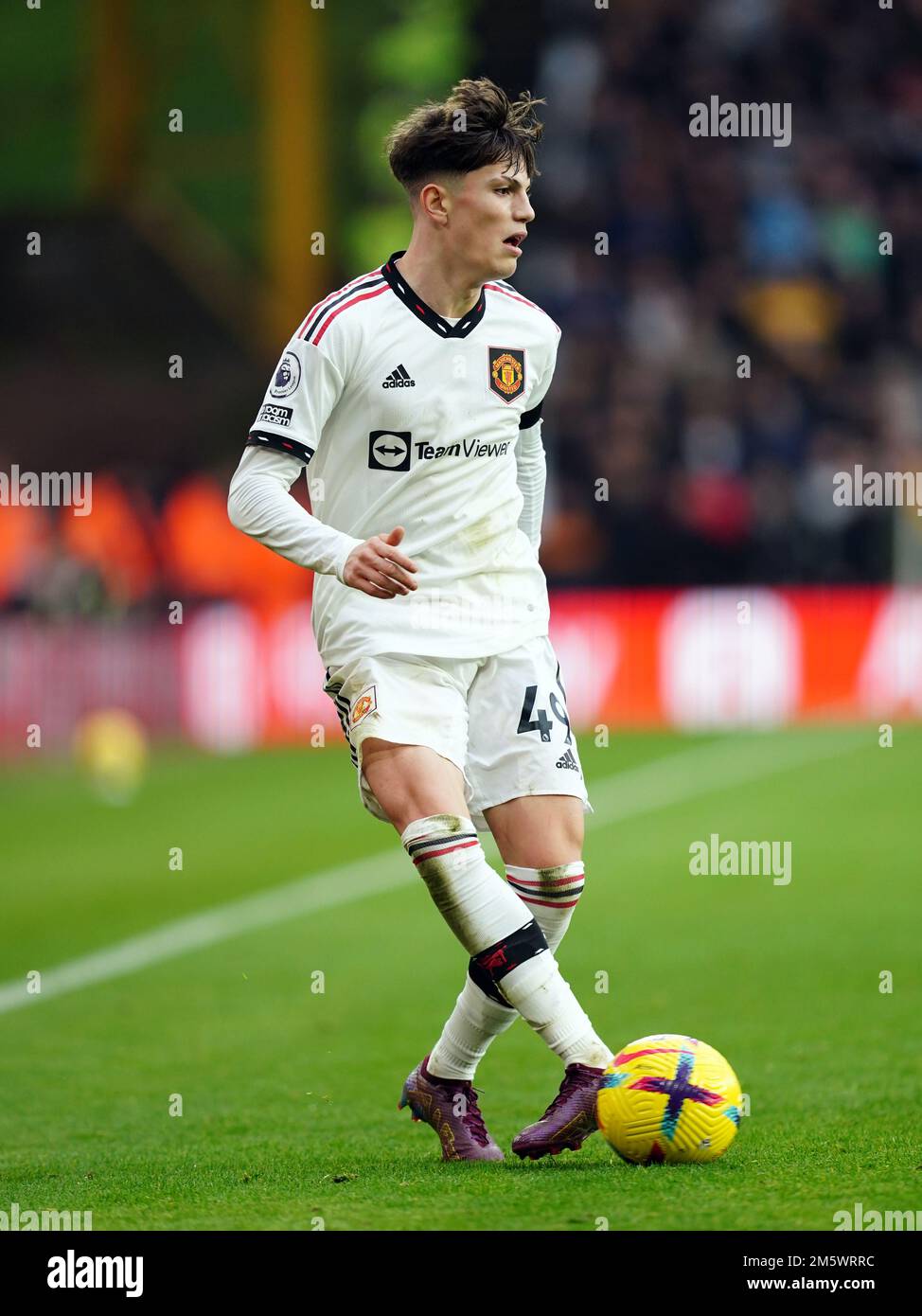 Manchester United's Alejandro Garnacho during the Premier League match ...