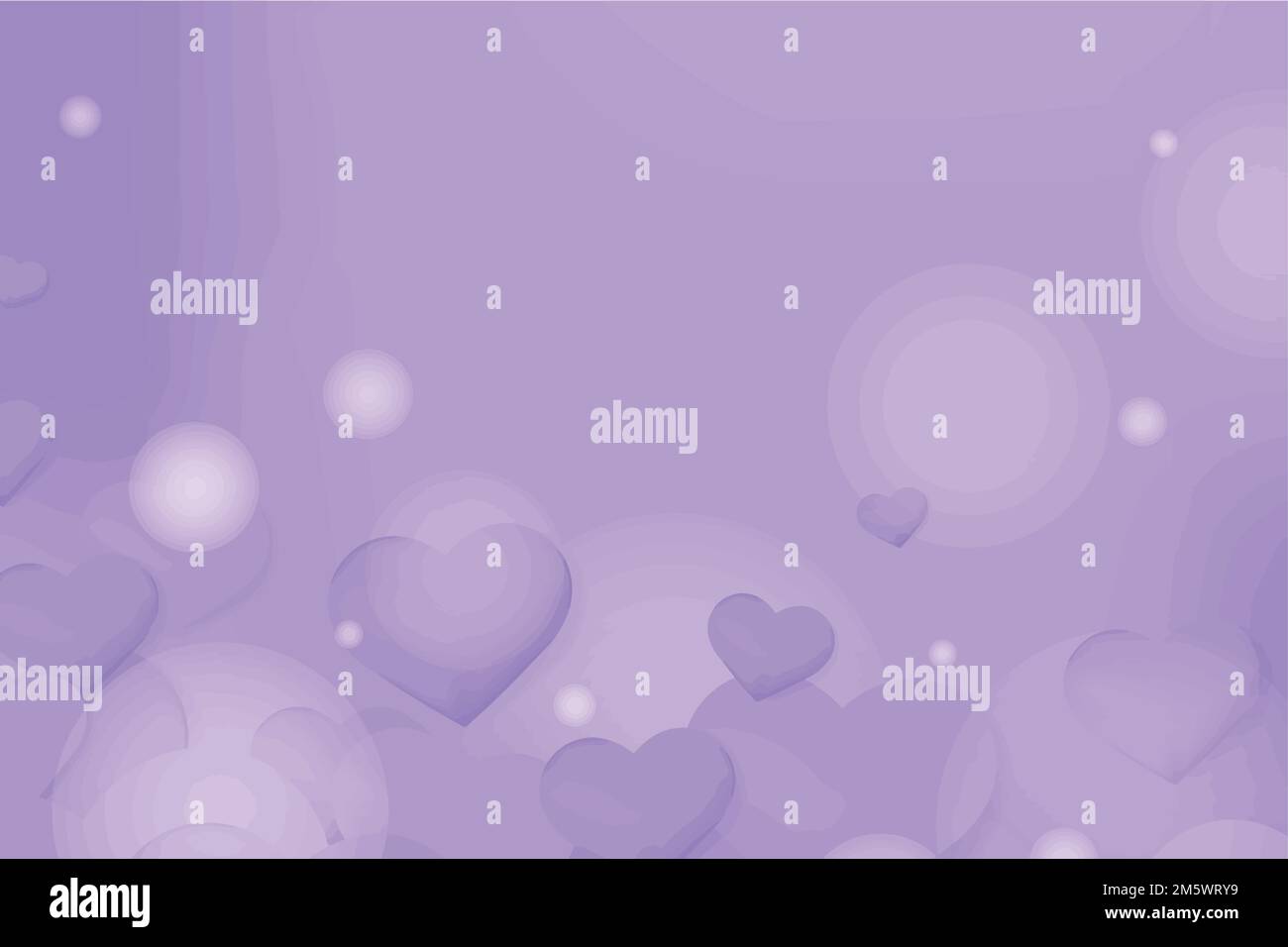 Vector heart bubble pattern purple background Stock Vector Image & Art - Alamy