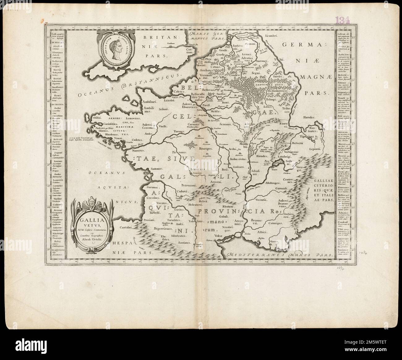 Blank gallia map hi-res stock photography and images - Alamy