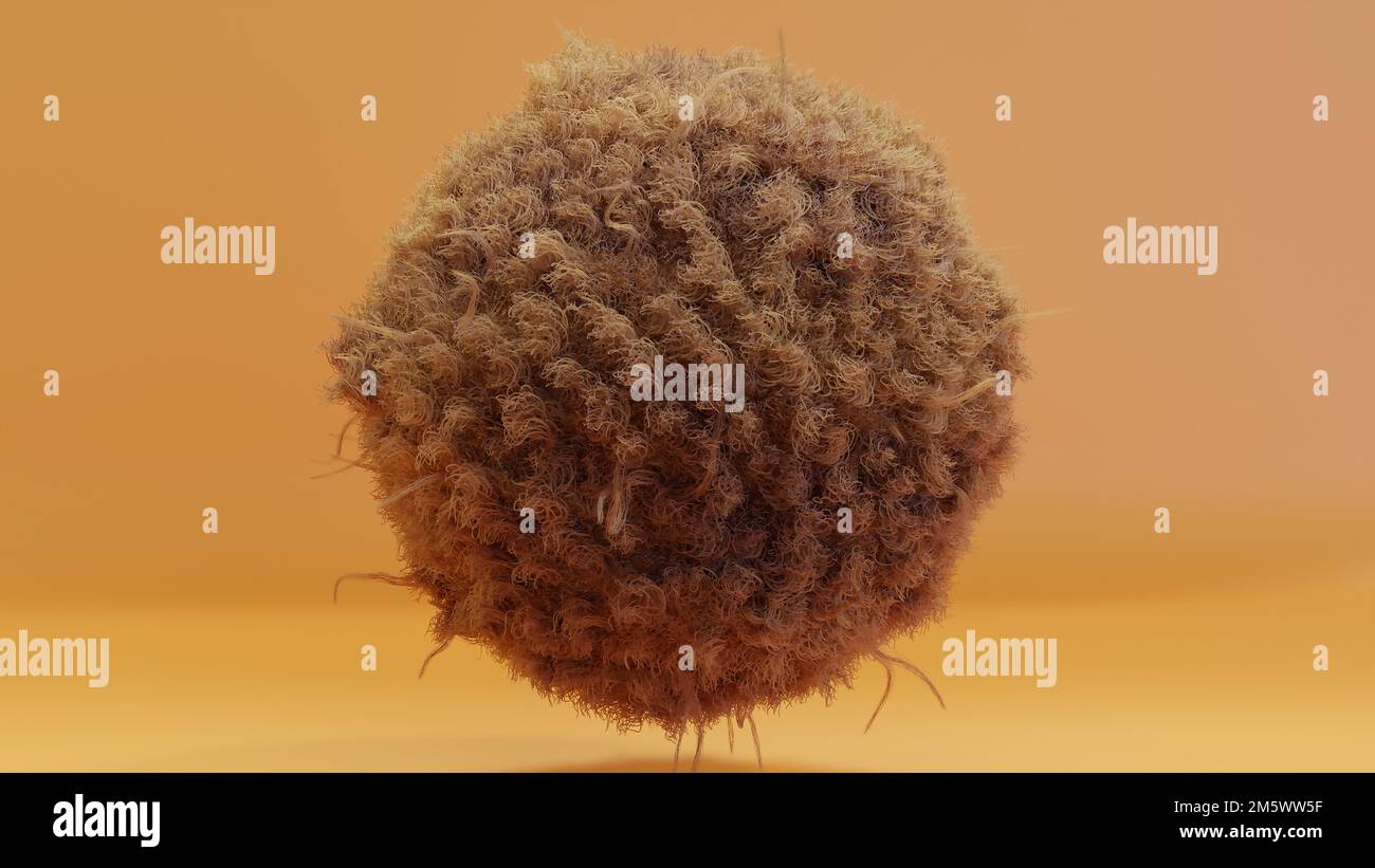 fur pompon, ball of hair, fluffy ball, colorful furry sphere, fur ball ...