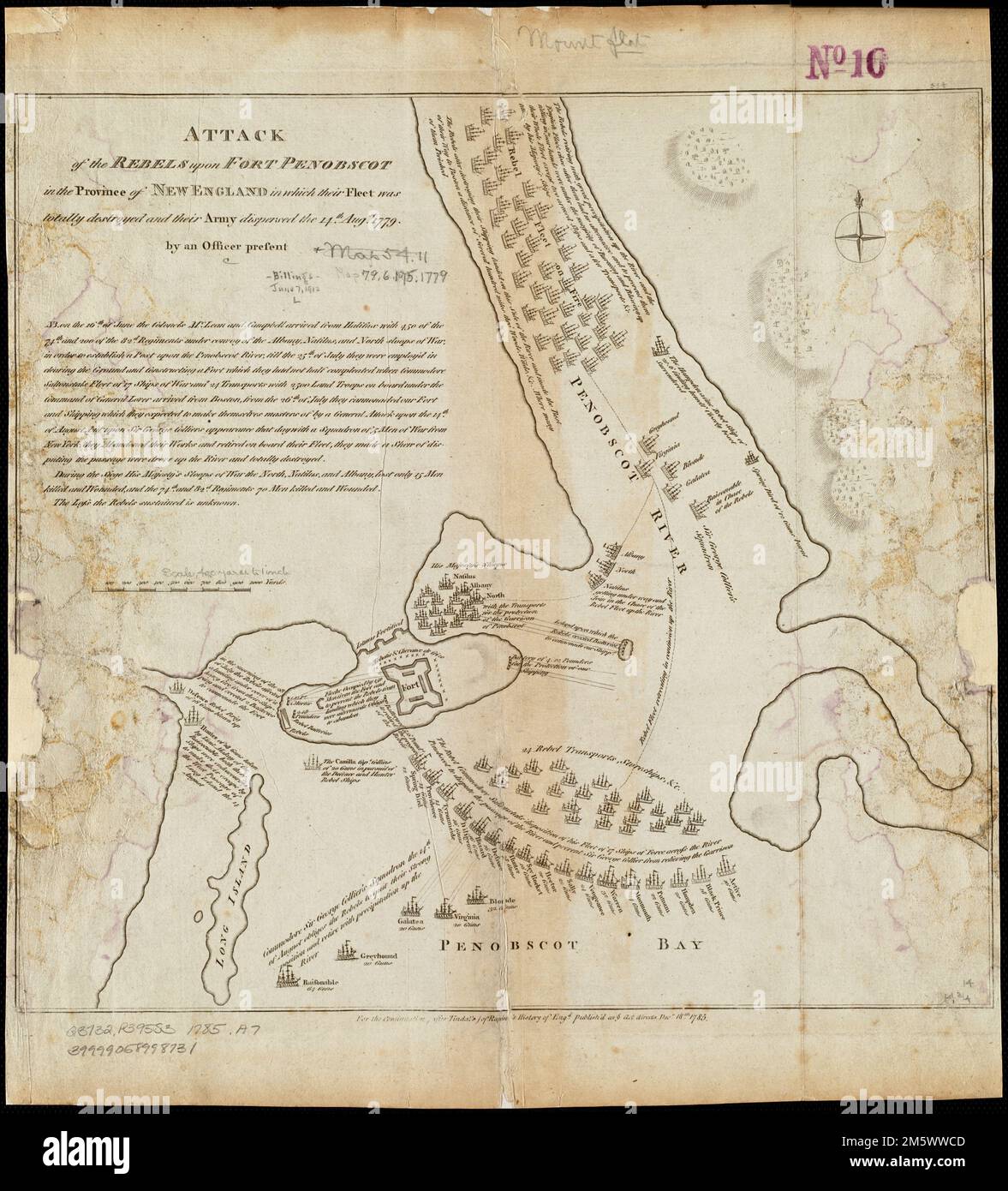 Attack of the rebels upon Fort Penobscot in the province of New England ...