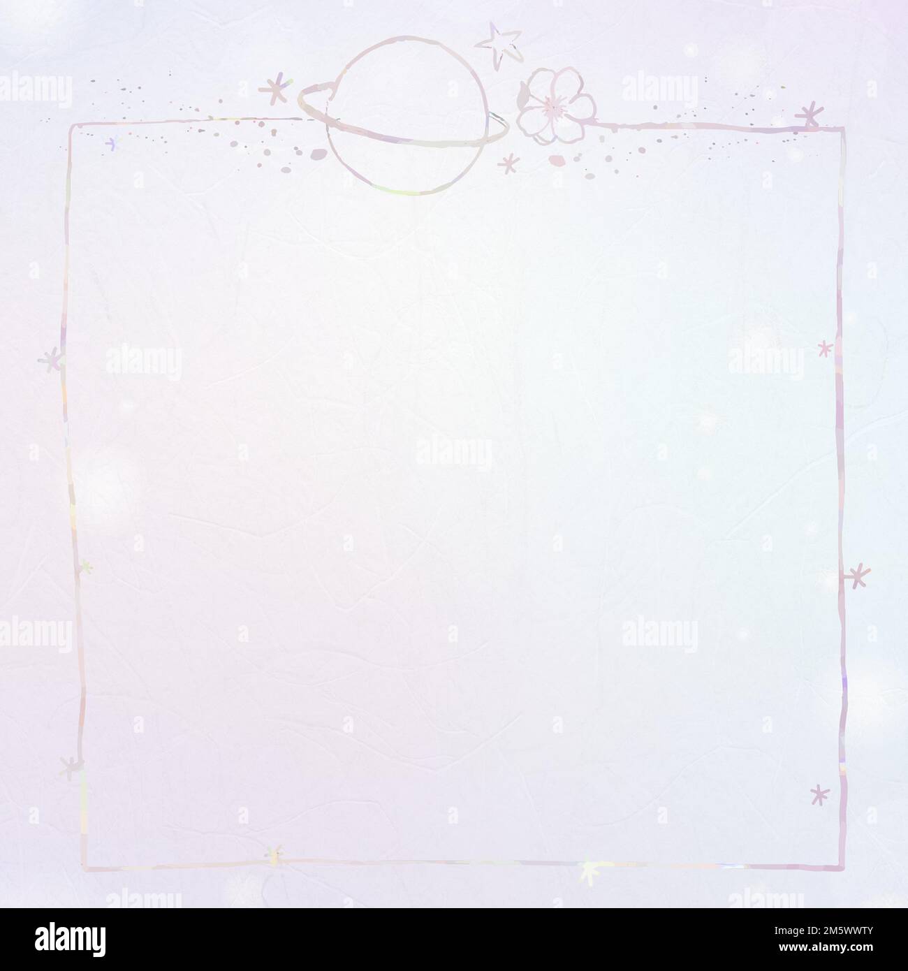 Vector starry border holography for kids Stock Vector Image & Art - Alamy