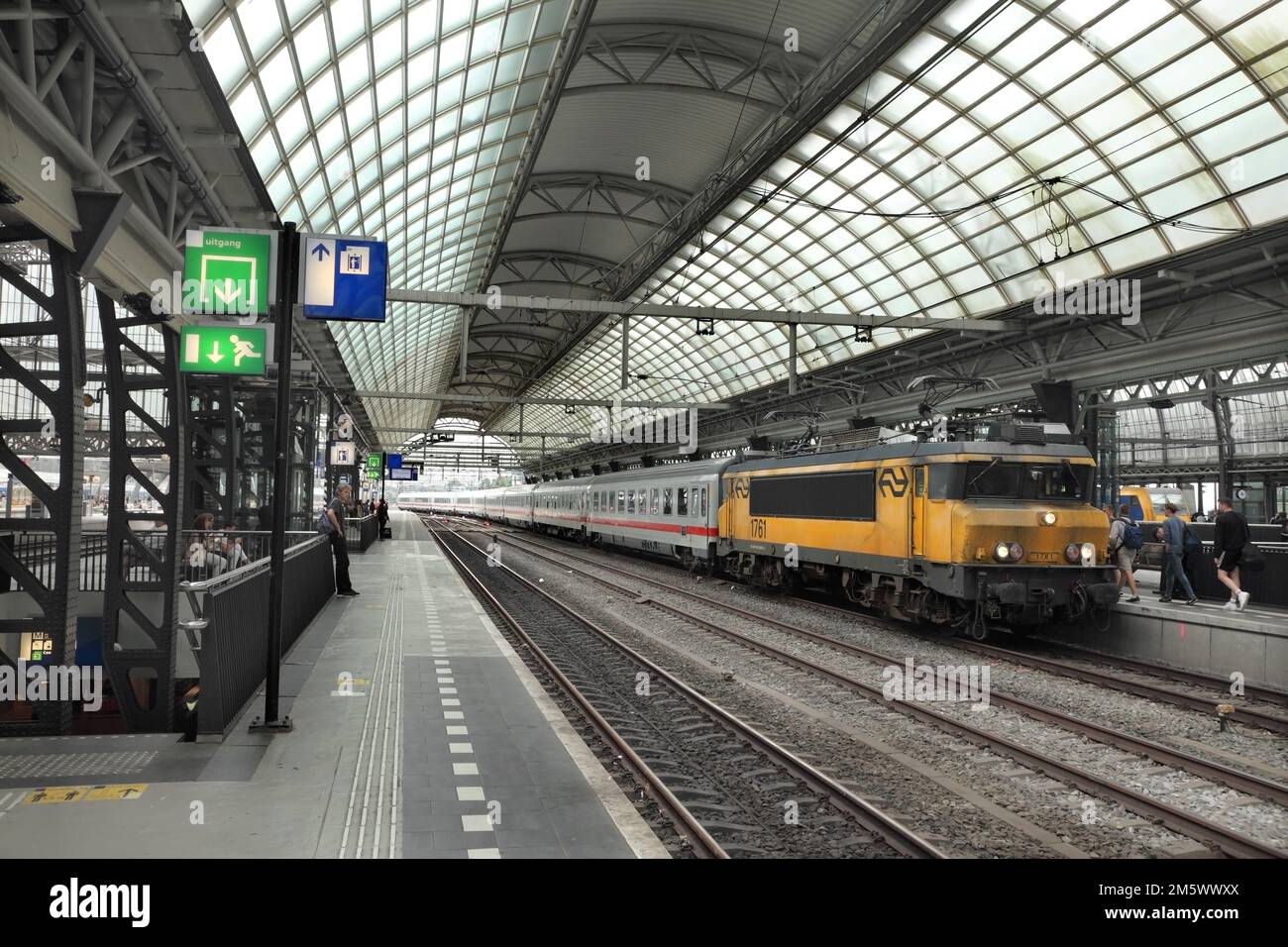 Alstom-built Class 1700 electric locomotive no. 1761 at Amsterdam ...