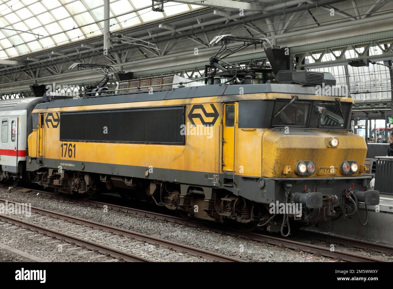 Alstom-built Class 1700 electric locomotive no. 1761 at Amsterdam ...