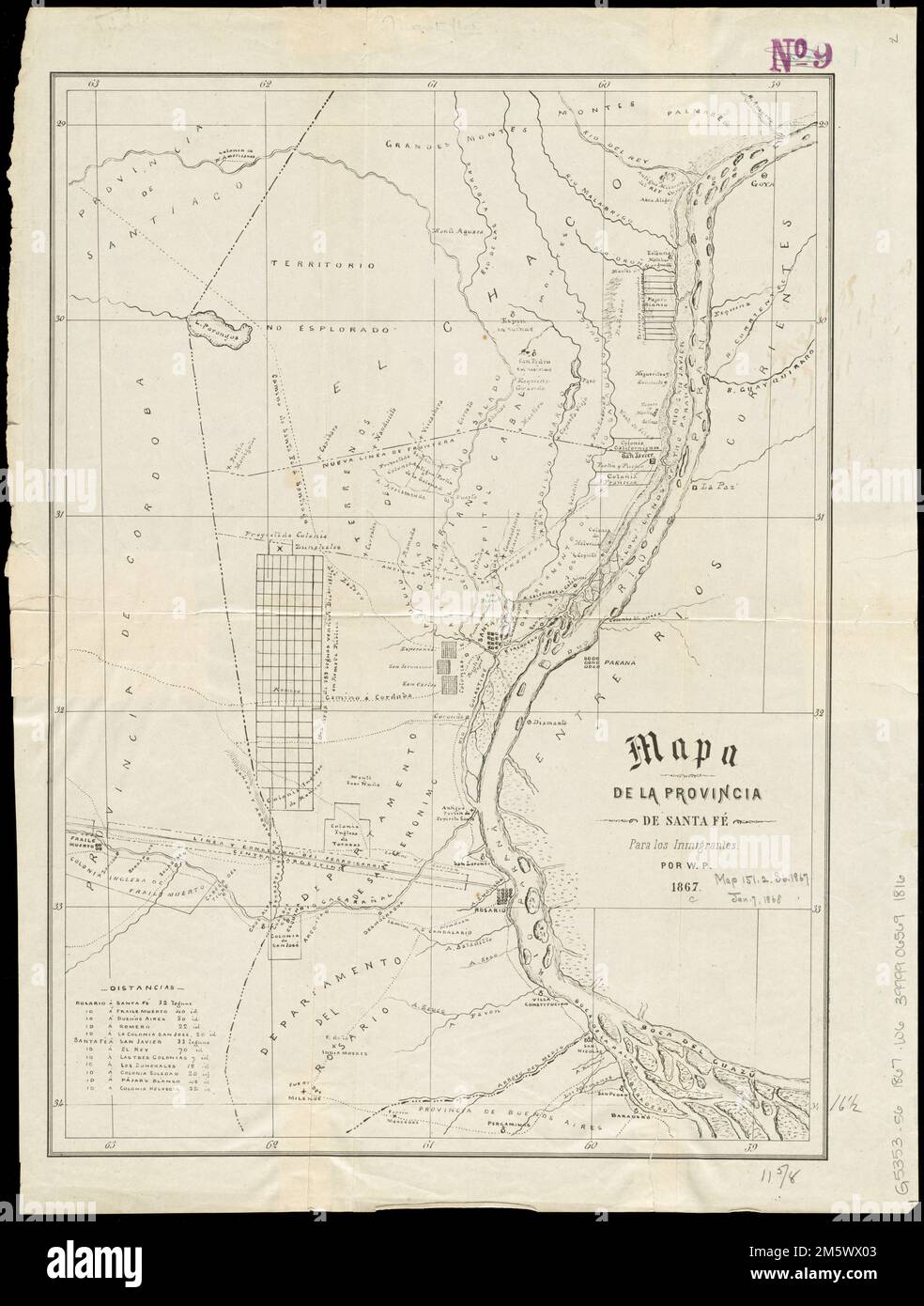 Mapa de la provincia santa fe hi-res stock photography and images - Alamy