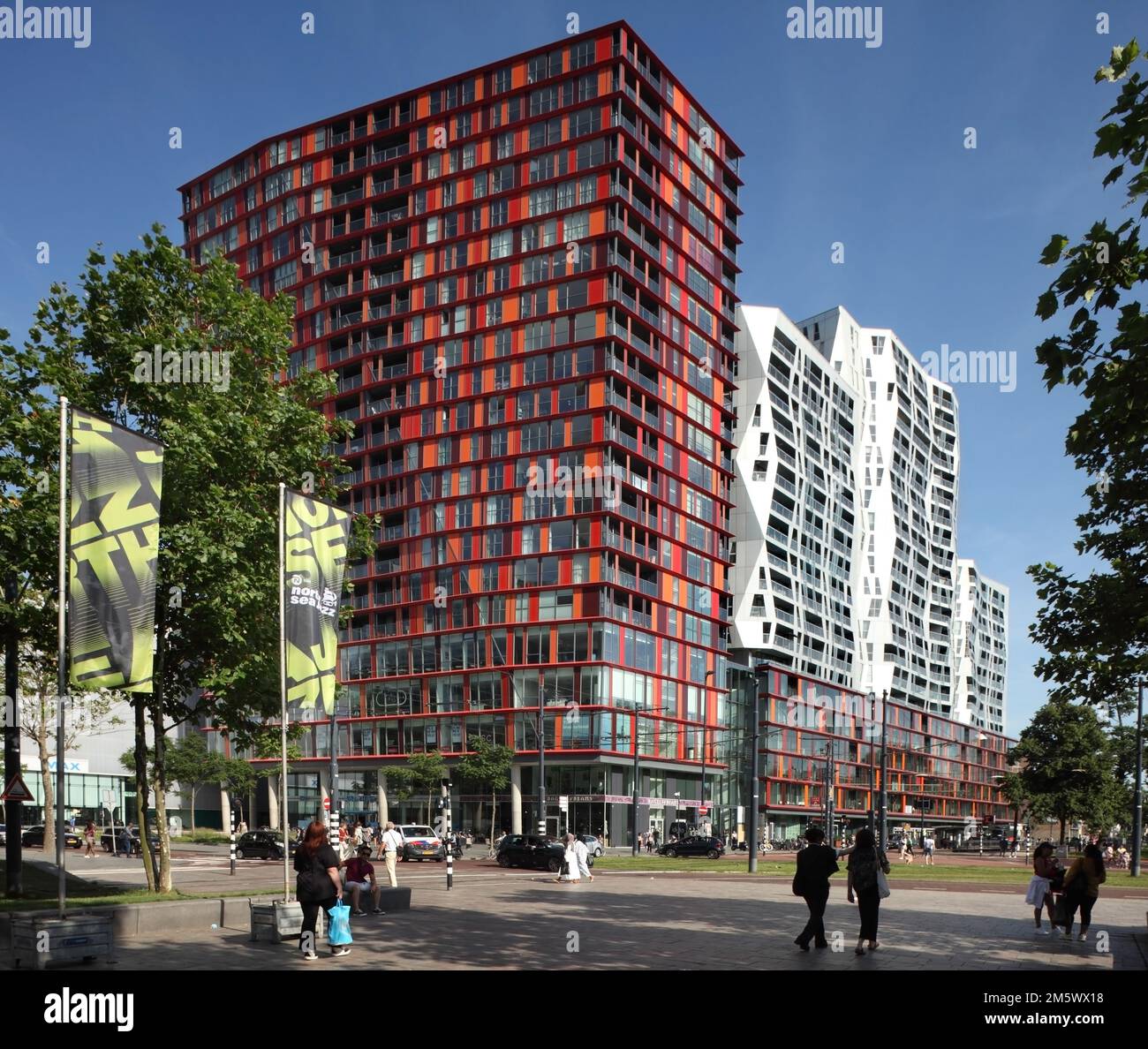 Calypso apartment building designed by Will Alsop, Rotterdam ...