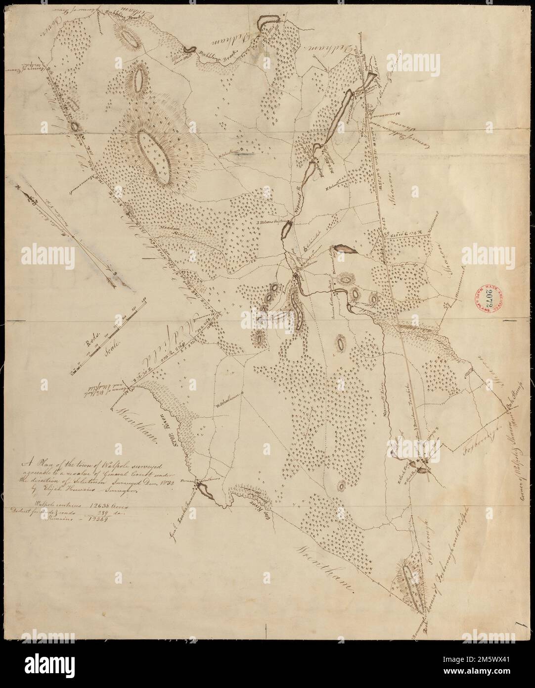 Walpole map hi-res stock photography and images - Alamy