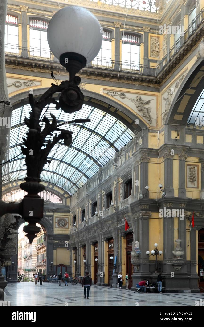 The 19th century Galleria Principe di Napoli, Naples, Italy Stock Photo ...