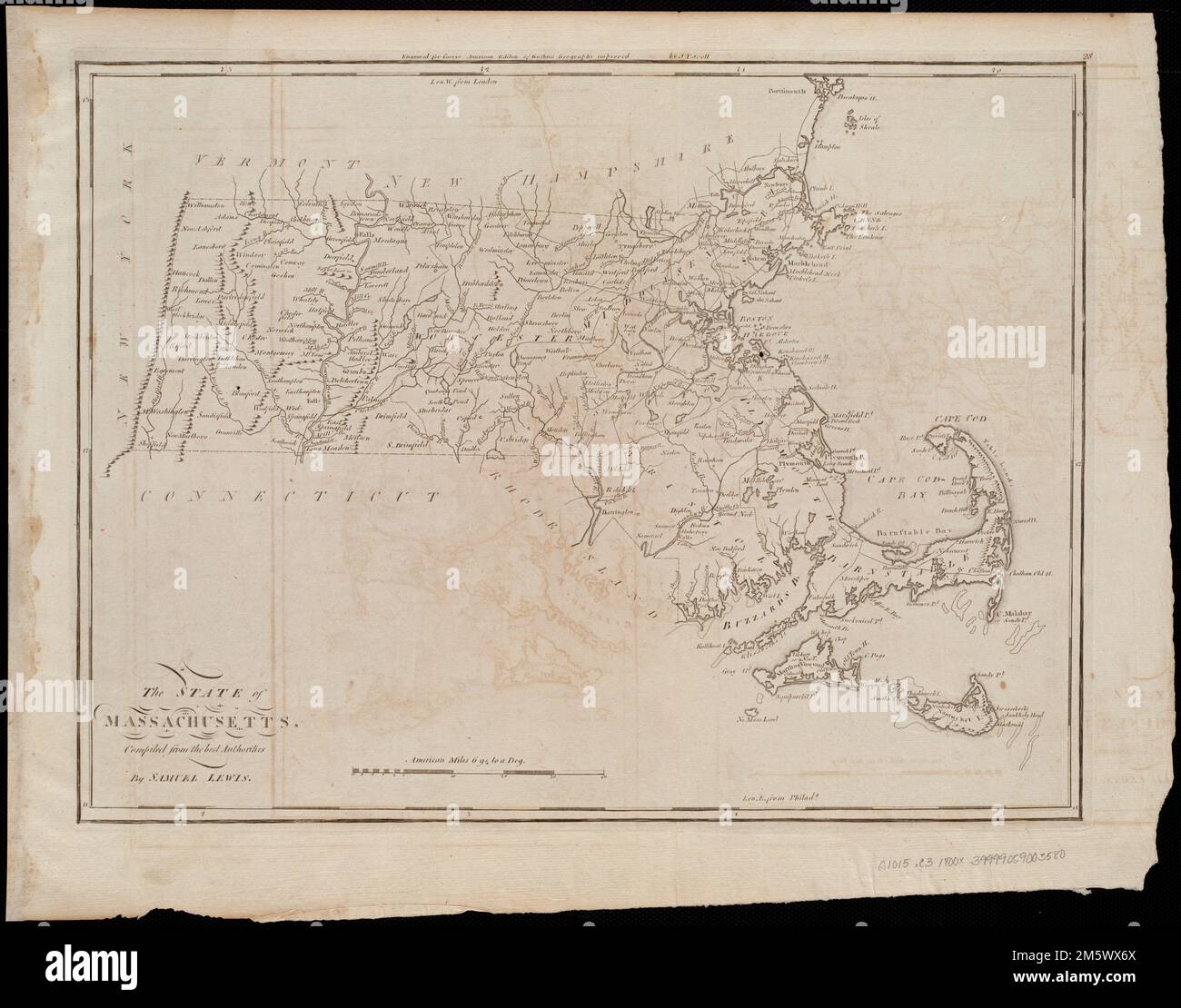 The state of Massachusetts : compiled from the best authorities. Relief ...