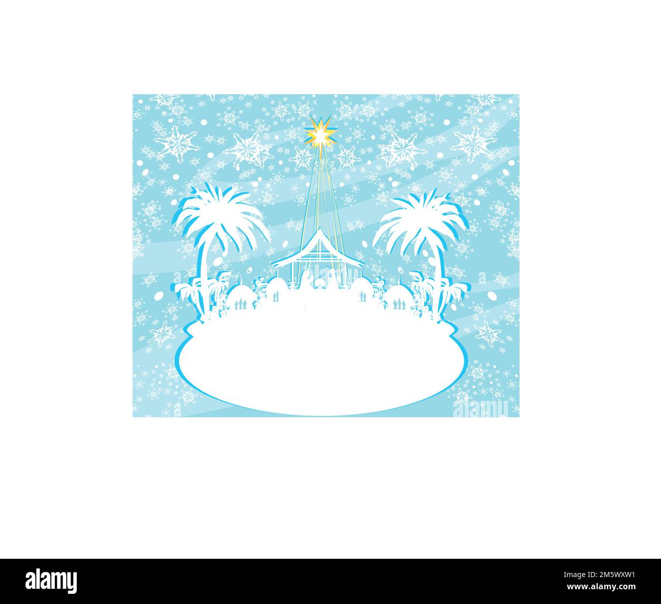 Birth of jesus in bethlehem abstract card Stock Vector Images - Alamy