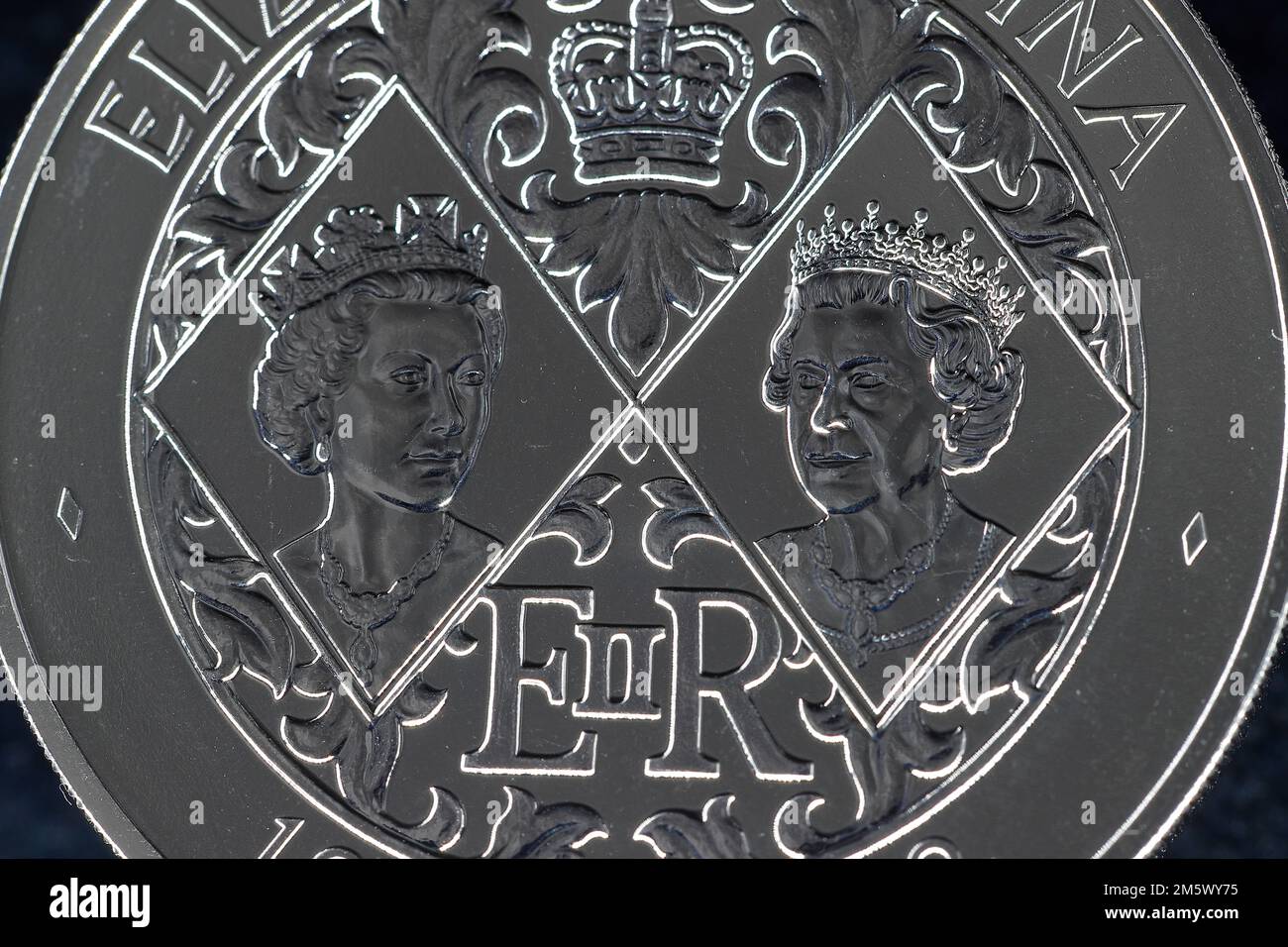 First coin effigy of queen elizabeth ii hi-res stock photography and ...