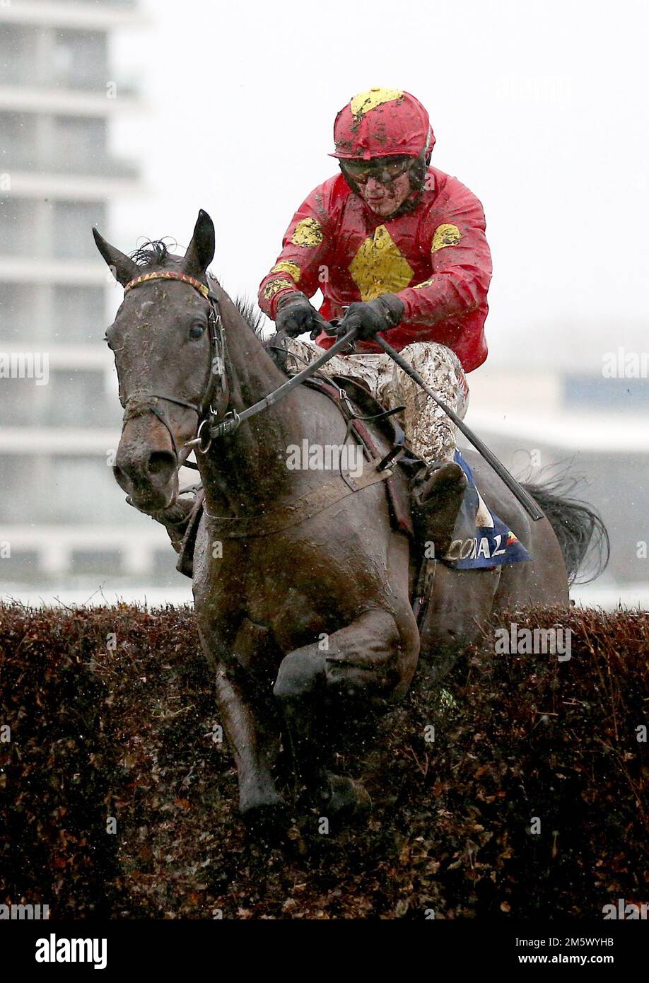 Courtland ridden by James Bowen during the Coral First For Horse Racing ...