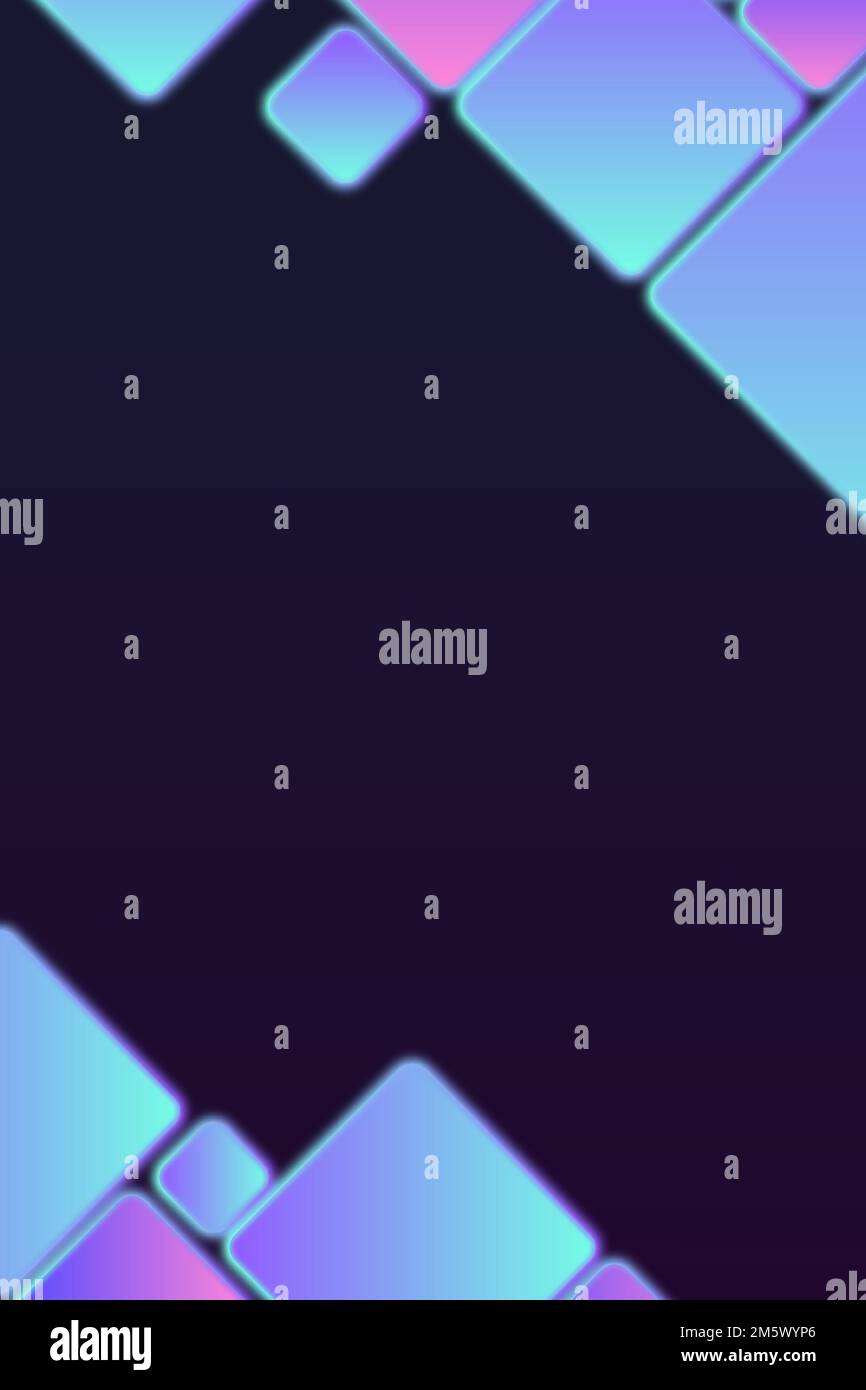 Blue geometric frame vector Stock Vector Image & Art - Alamy