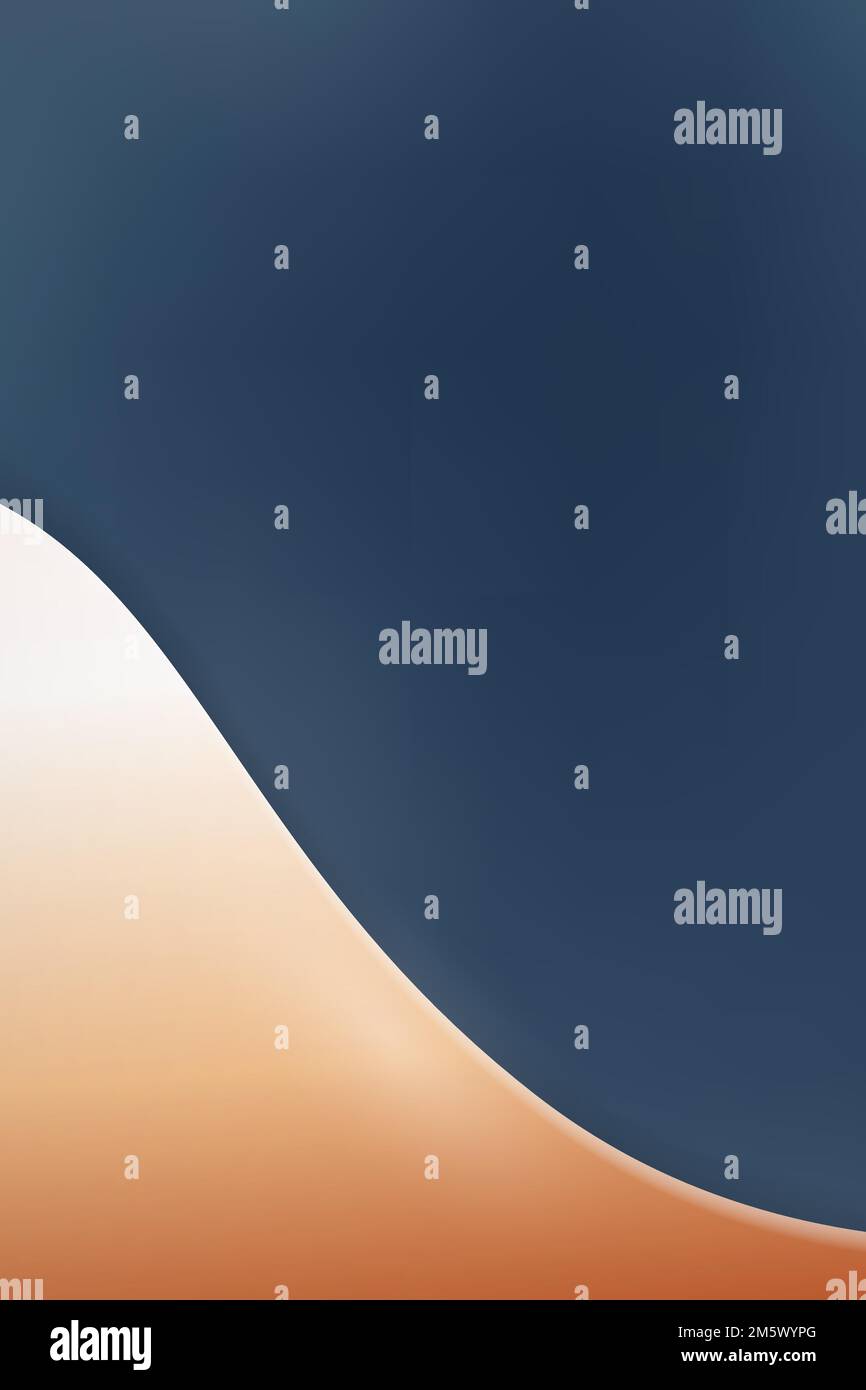 Copper curve on a dark blue background vector Stock Vector Image & Art ...