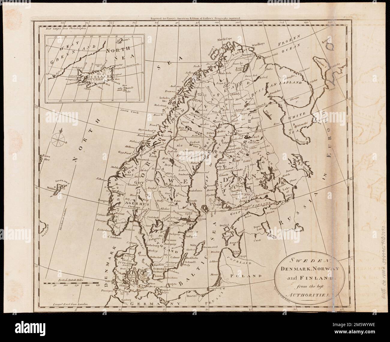 Sweden, Denmark, Norway and Finland : from the best authorities. Relief ...