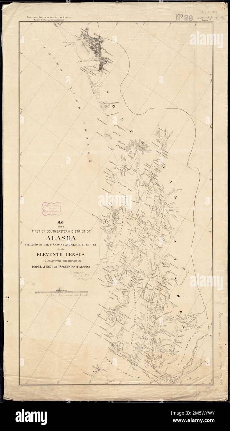 Alaska relief map hi-res stock photography and images - Alamy