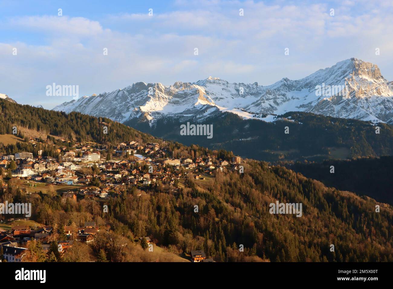 Villars sur Ollon without snow during end of December 2022 Stock Photo ...