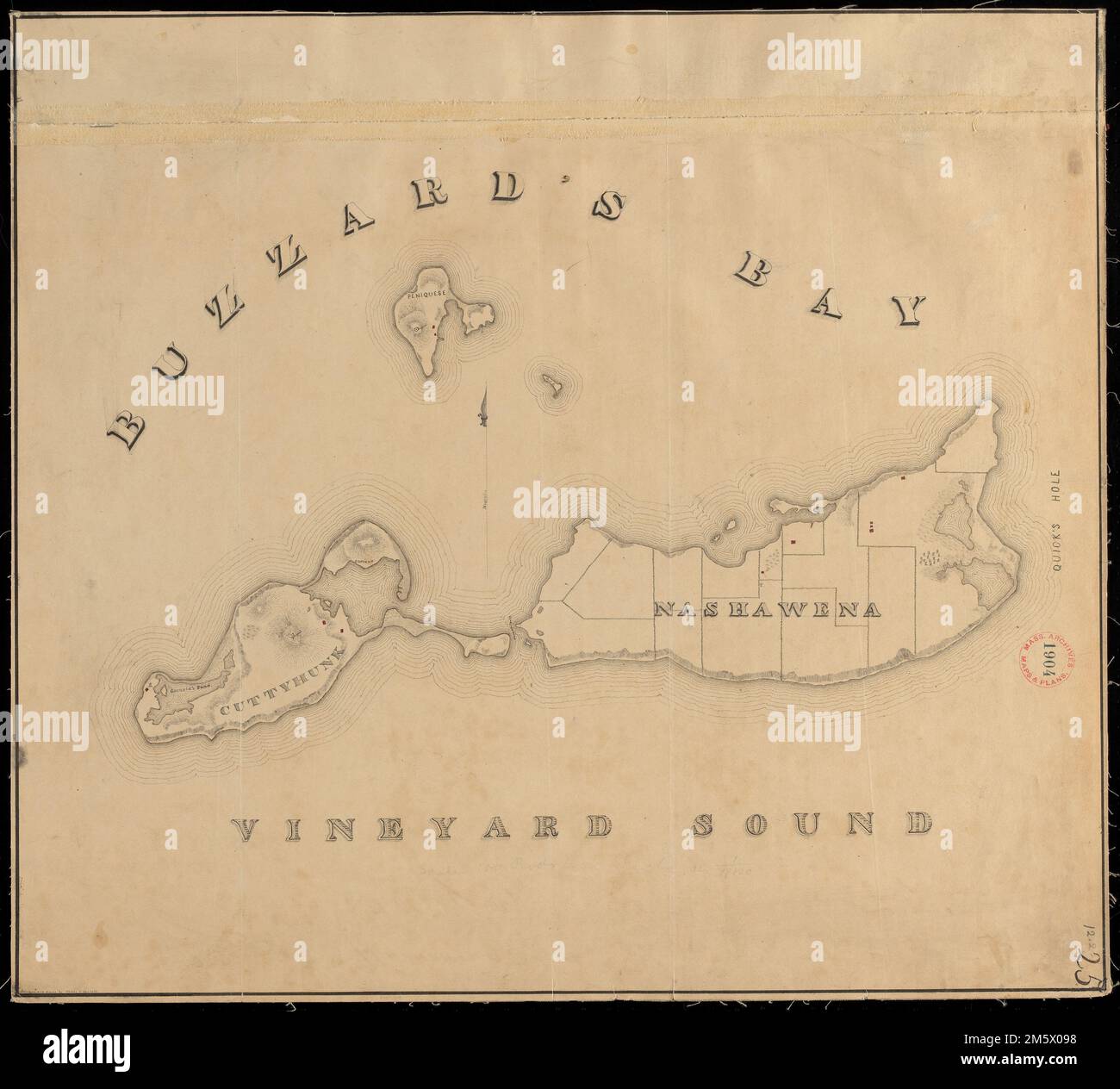 Plan of Elizabeth Islands (Nashawena, Cuttyhunk, and Peniquese ...