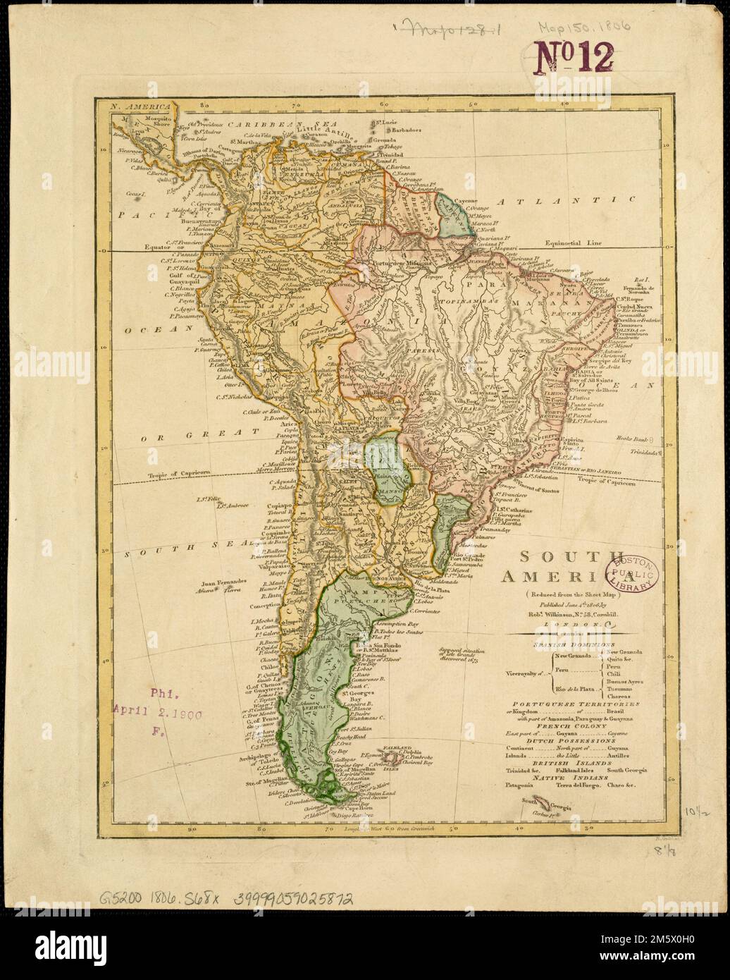 South America : reduced from the sheet map. Relief shown by hachures ...
