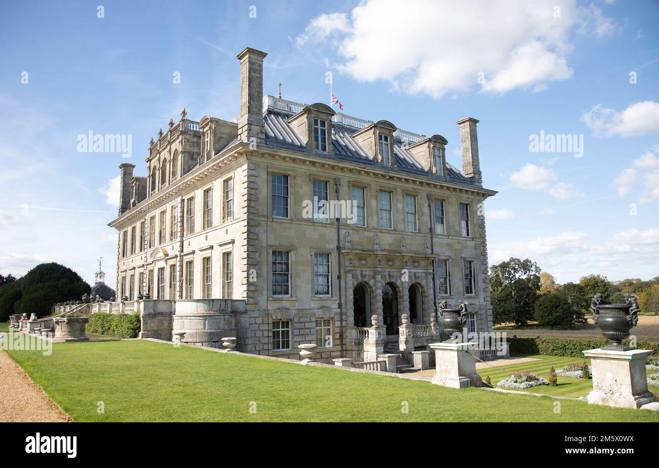 Manor house and tower in west England Stock Photo - Alamy