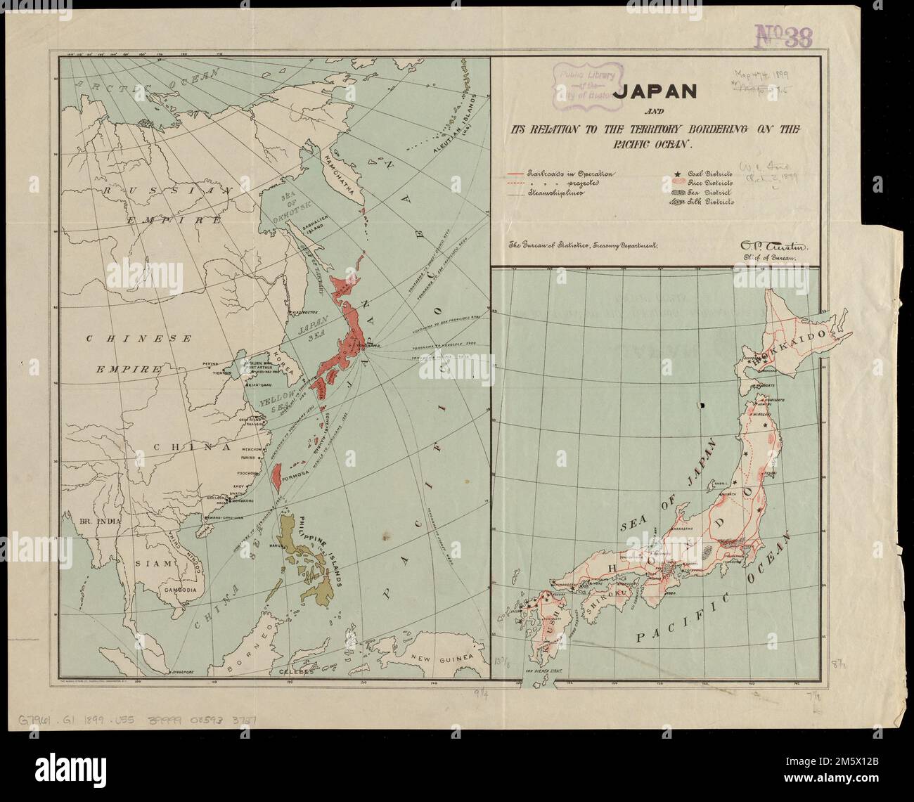 Japan and its relation to the territory bordering on the Pacific Ocean ...