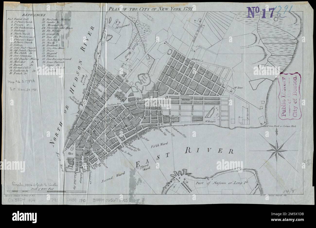 1791 map hi-res stock photography and images - Alamy