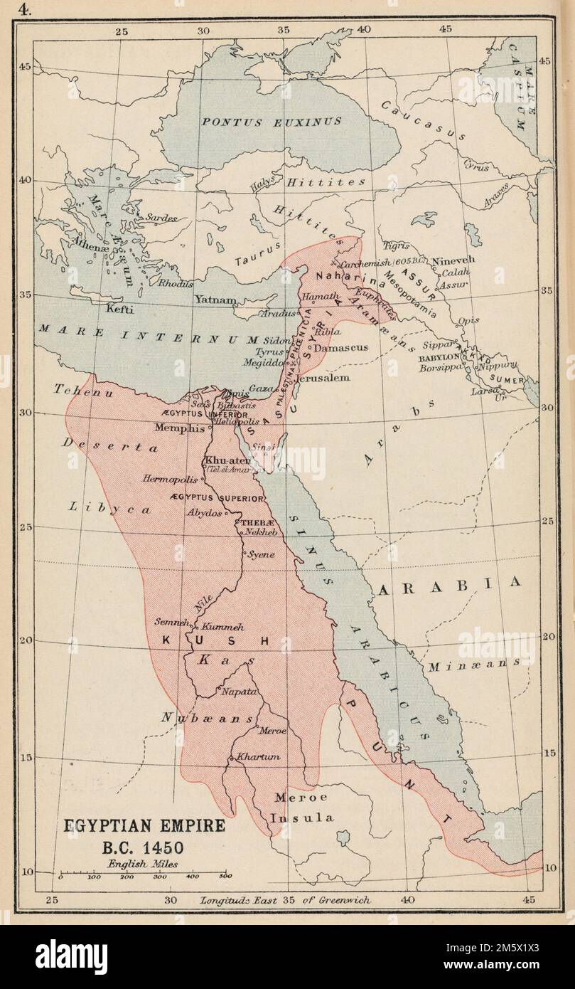Egyptian middle kingdom map hi-res stock photography and images - Alamy