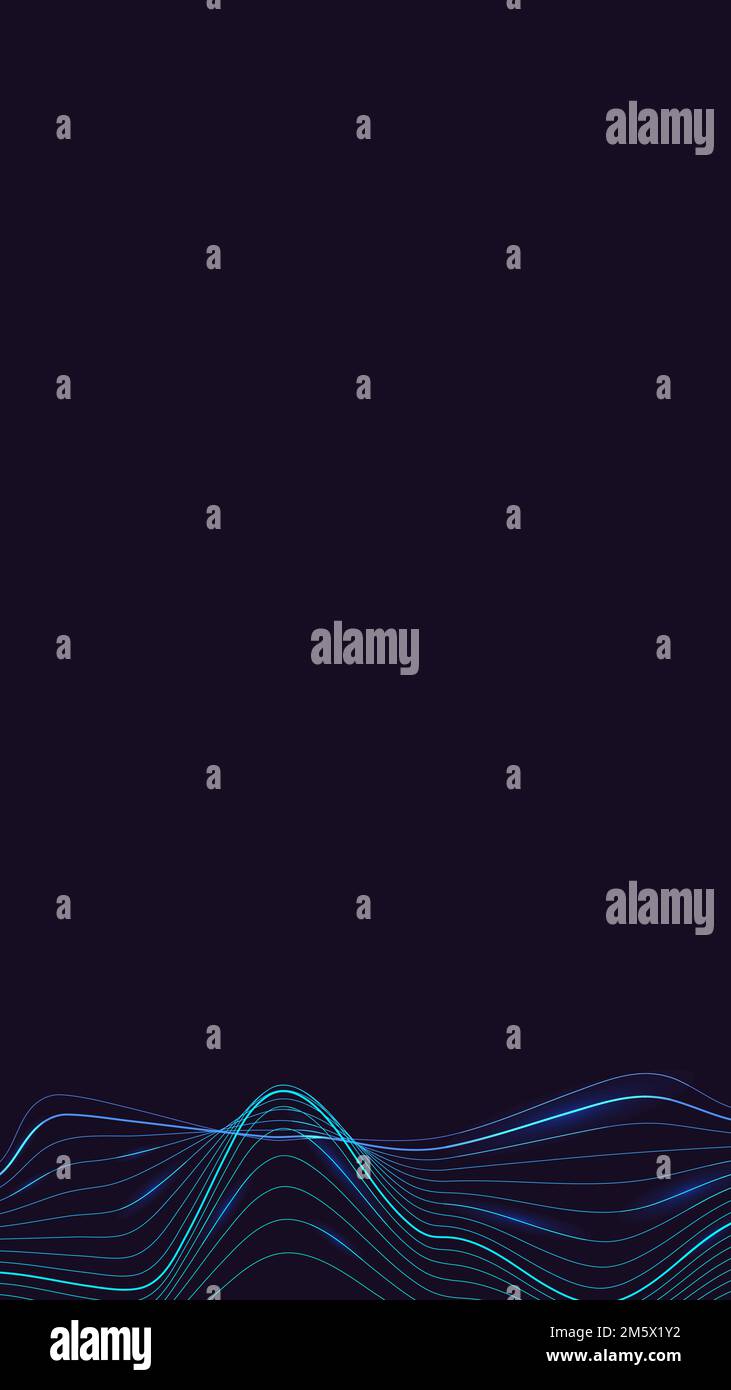 Green neon synthwave patterned social story template vector Stock ...