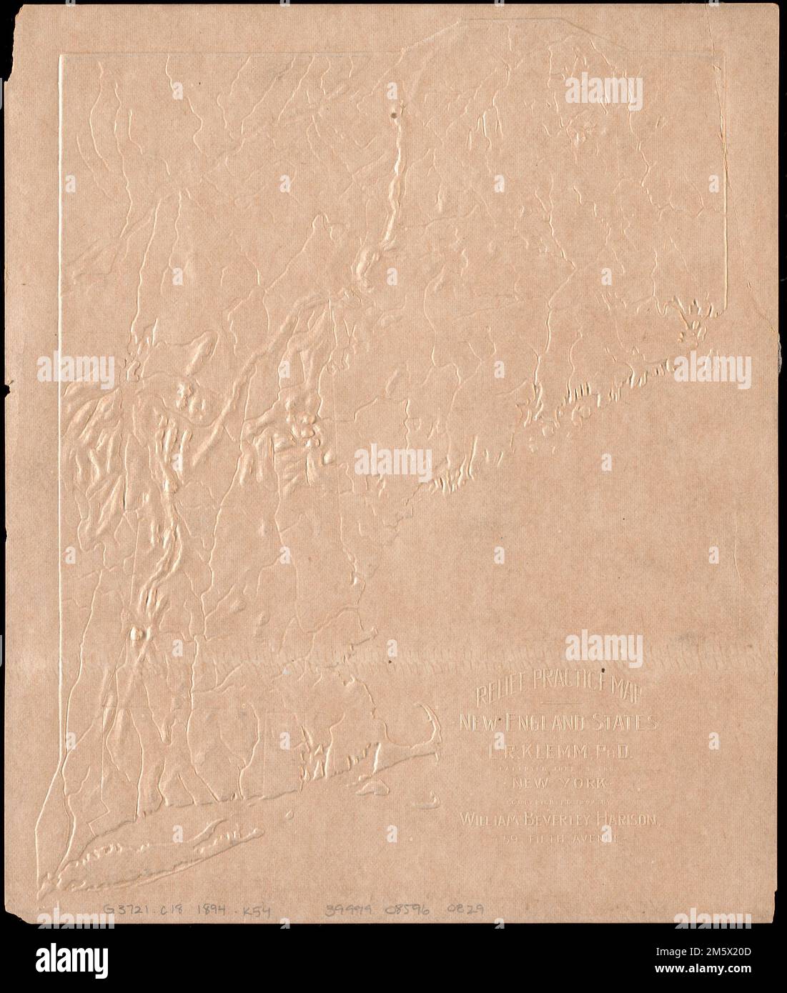 Relief practice map. Raised relief map. Shows relief, rivers, lakes ...