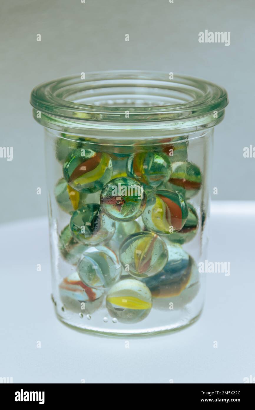 Jar of marbles hi-res stock photography and images - Alamy