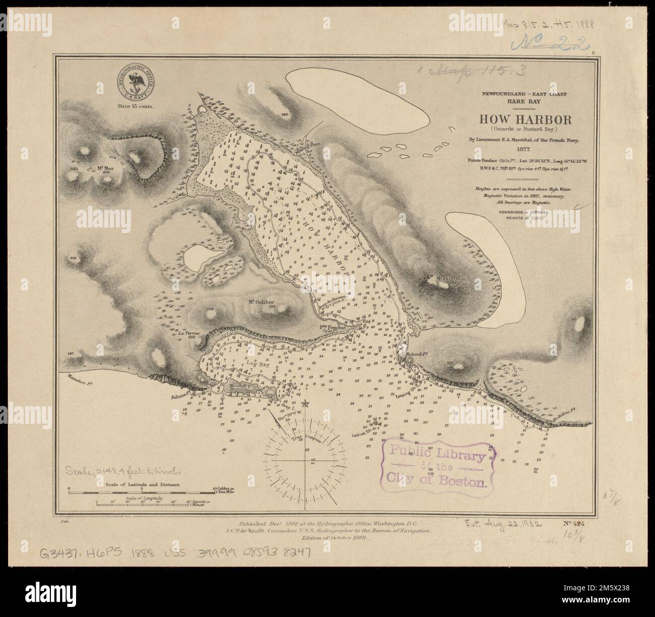 Newfoundland - east coast, Hare Bay, How Harbor (Outarde or Bustard Bay ...