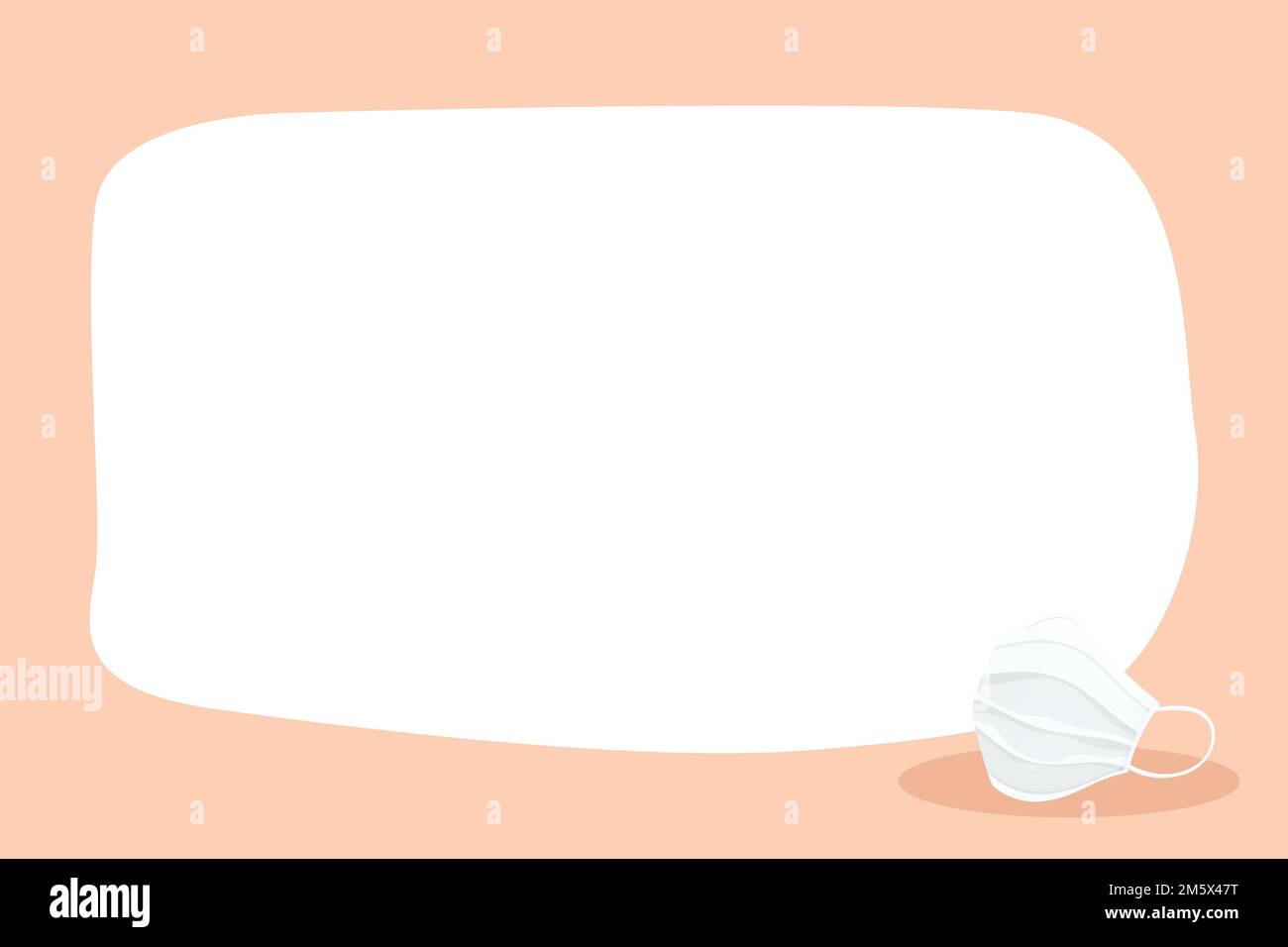 Face mask frame vector to prevent covid 19 Stock Vector Image & Art - Alamy