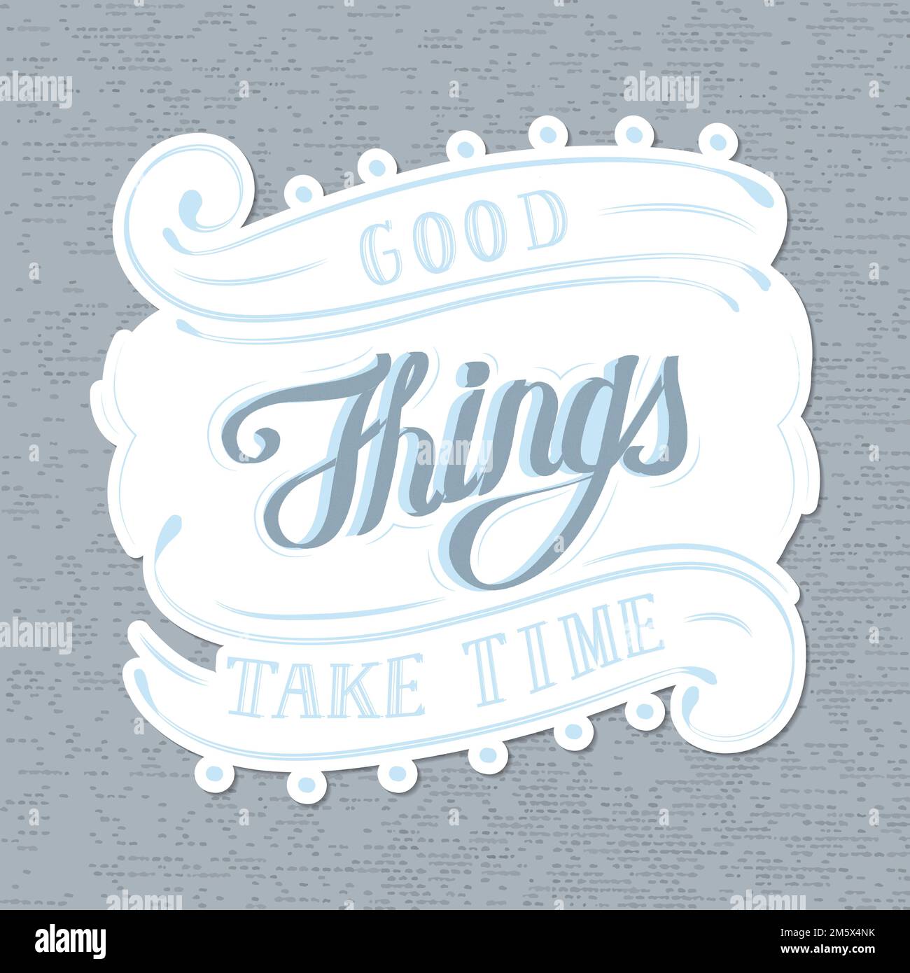 Calligraphy sticker vector good things take time Stock Vector Image ... Calligraphy sticker vector good things take time Stock Vector Image ...