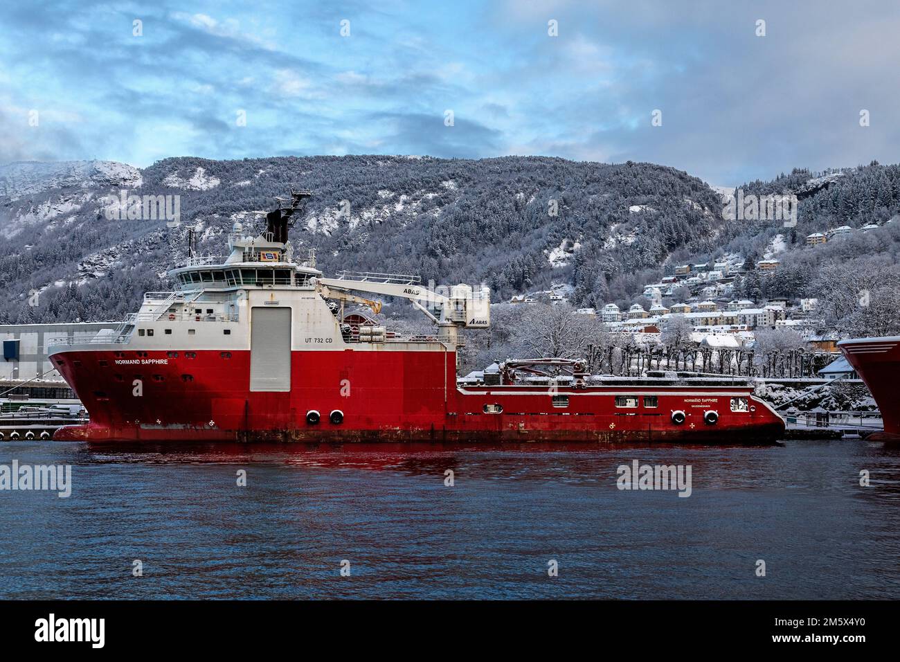 Offshore AHTS anchor handling tug supply vessel Normand Sapphire at ...