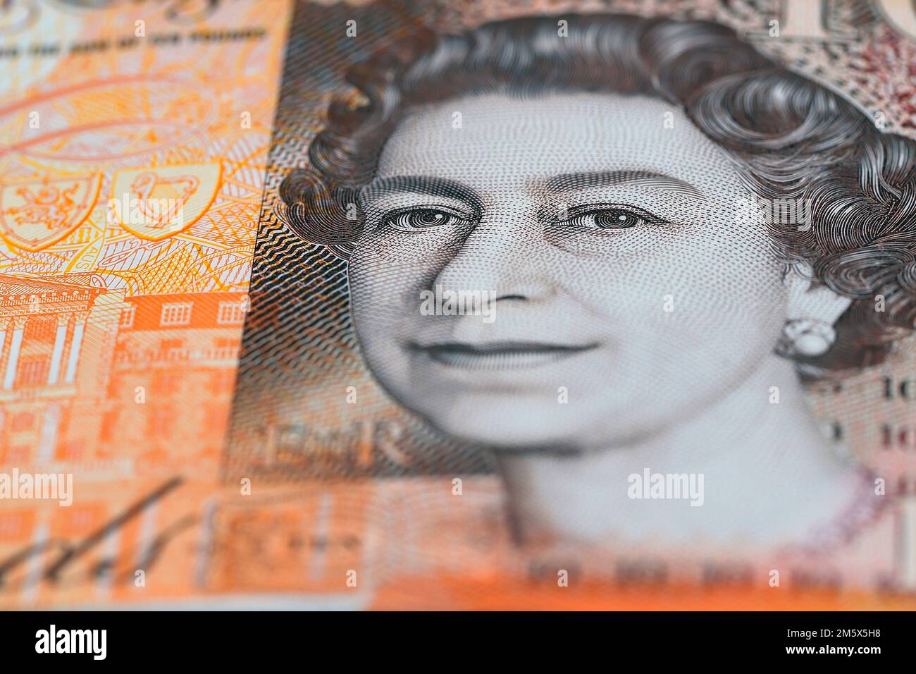 10 pound note abstract hi-res stock photography and images - Alamy
