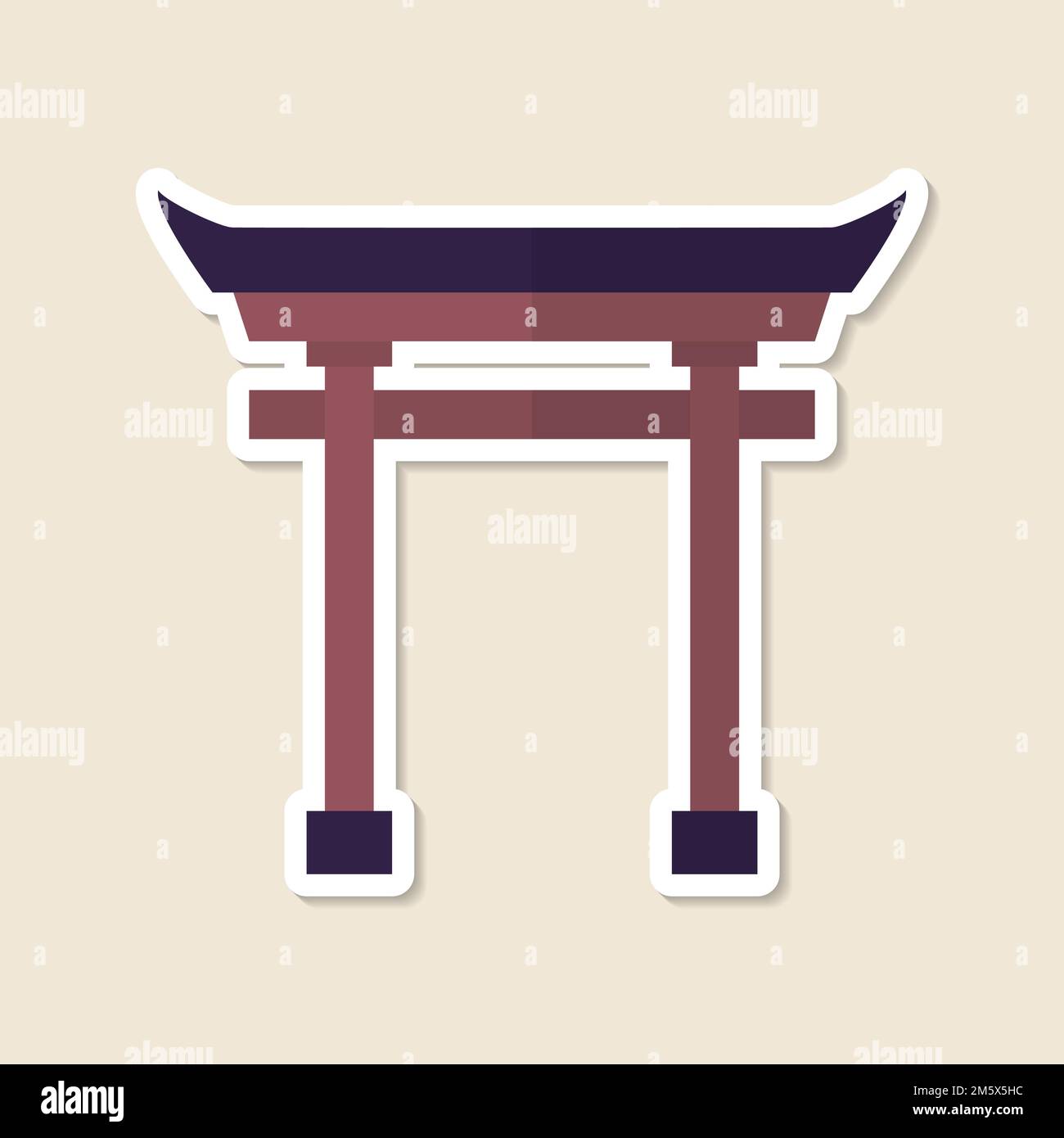 Torii lining Stock Vector Images - Alamy