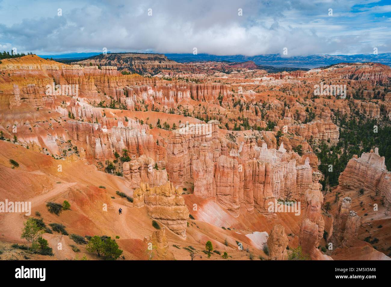 bryce canyon national park during cloudy weather Stock Photo - Alamy