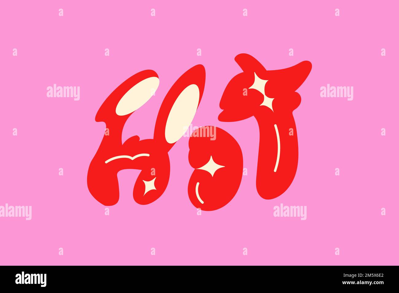 Hot pink word Stock Vector Images - Alamy