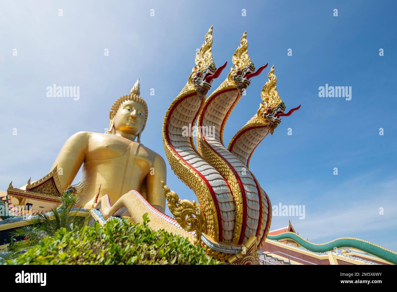 the Wat Muang in the Village of Wiset Chai Chan in the Province of Ang ...