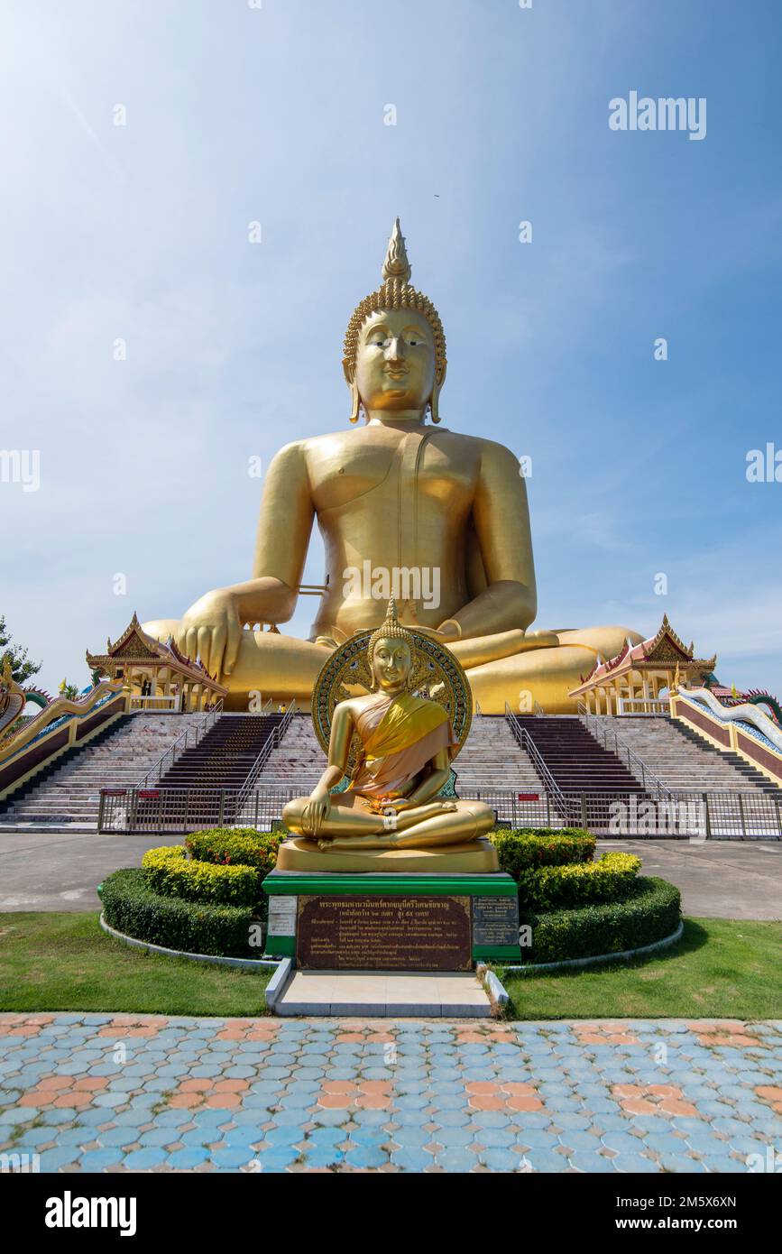 the Wat Muang in the Village of Wiset Chai Chan in the Province of Ang ...