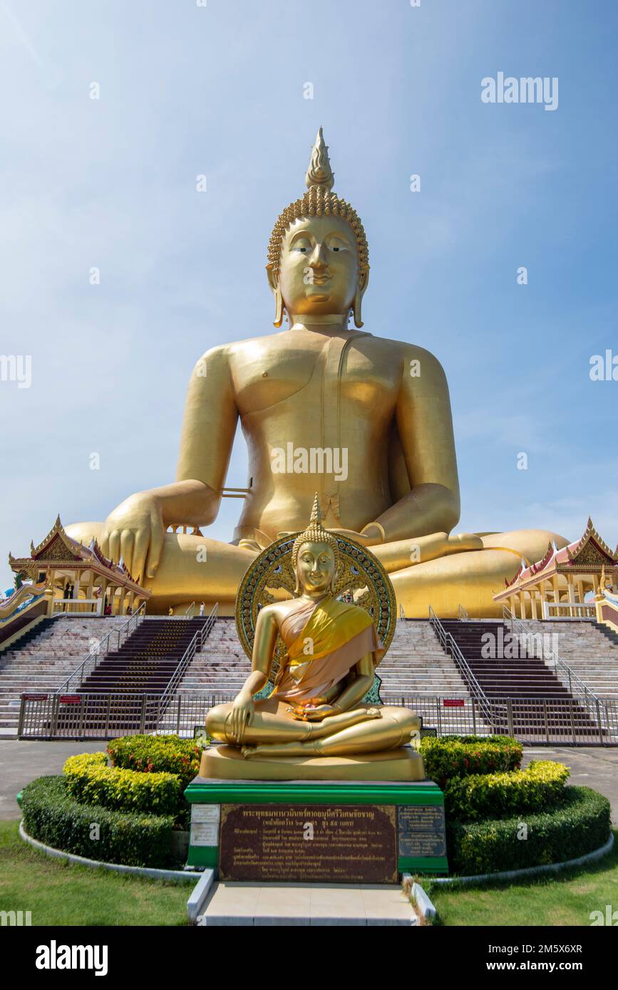 the Wat Muang in the Village of Wiset Chai Chan in the Province of Ang ...