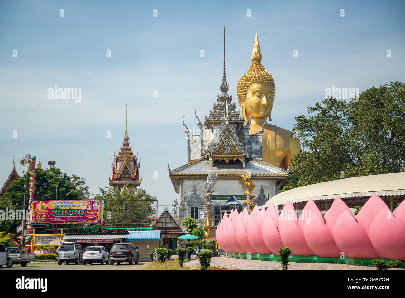the Wat Muang in the Village of Wiset Chai Chan in the Province of Ang ...