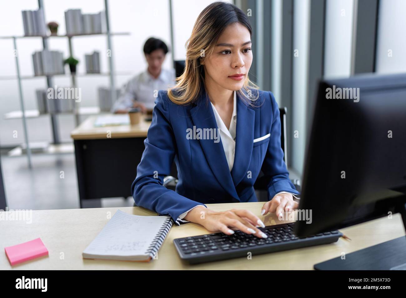 Employee working in office as routine job sometime stress on workload ...