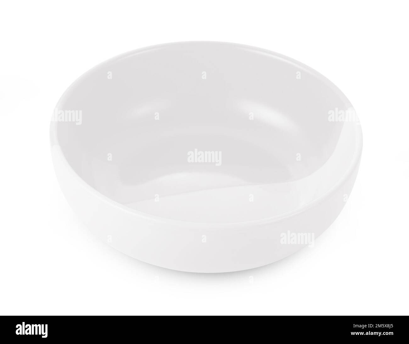empty bowl isolated on white background Stock Photo - Alamy