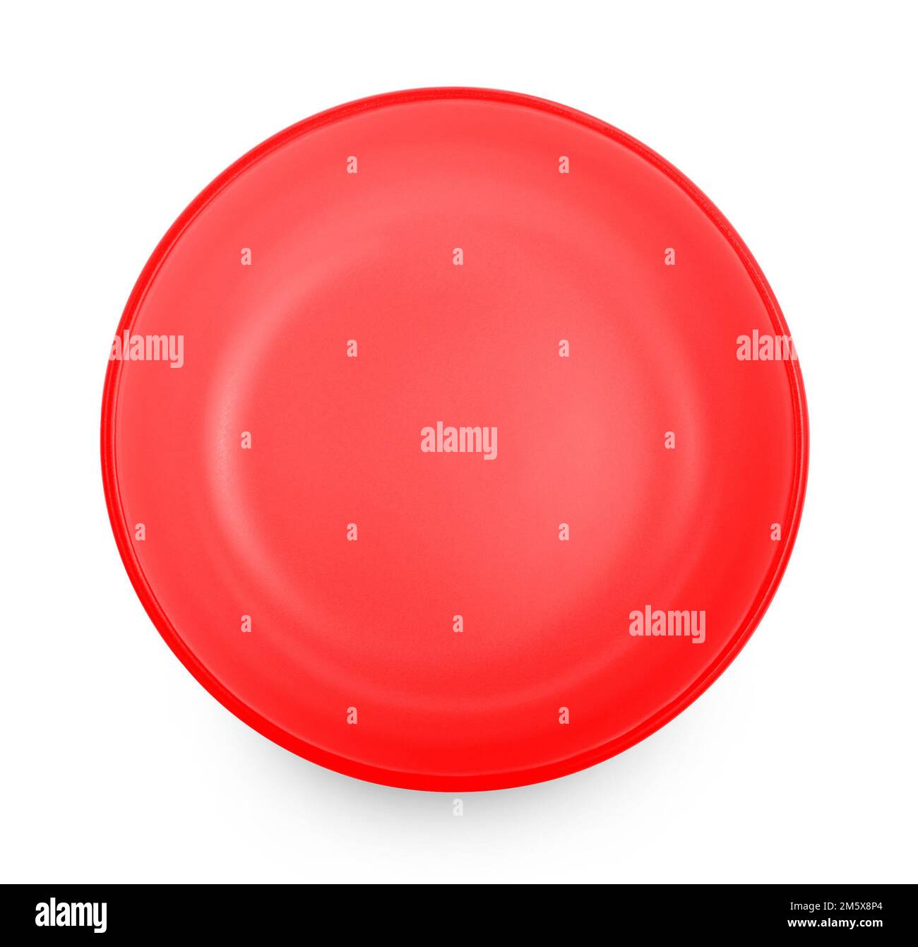 empty plate isolated on white background Stock Photo - Alamy