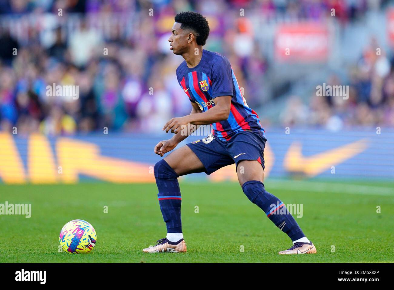 Alejandro Balde of FC Barcelona during the La Liga match between FC ...