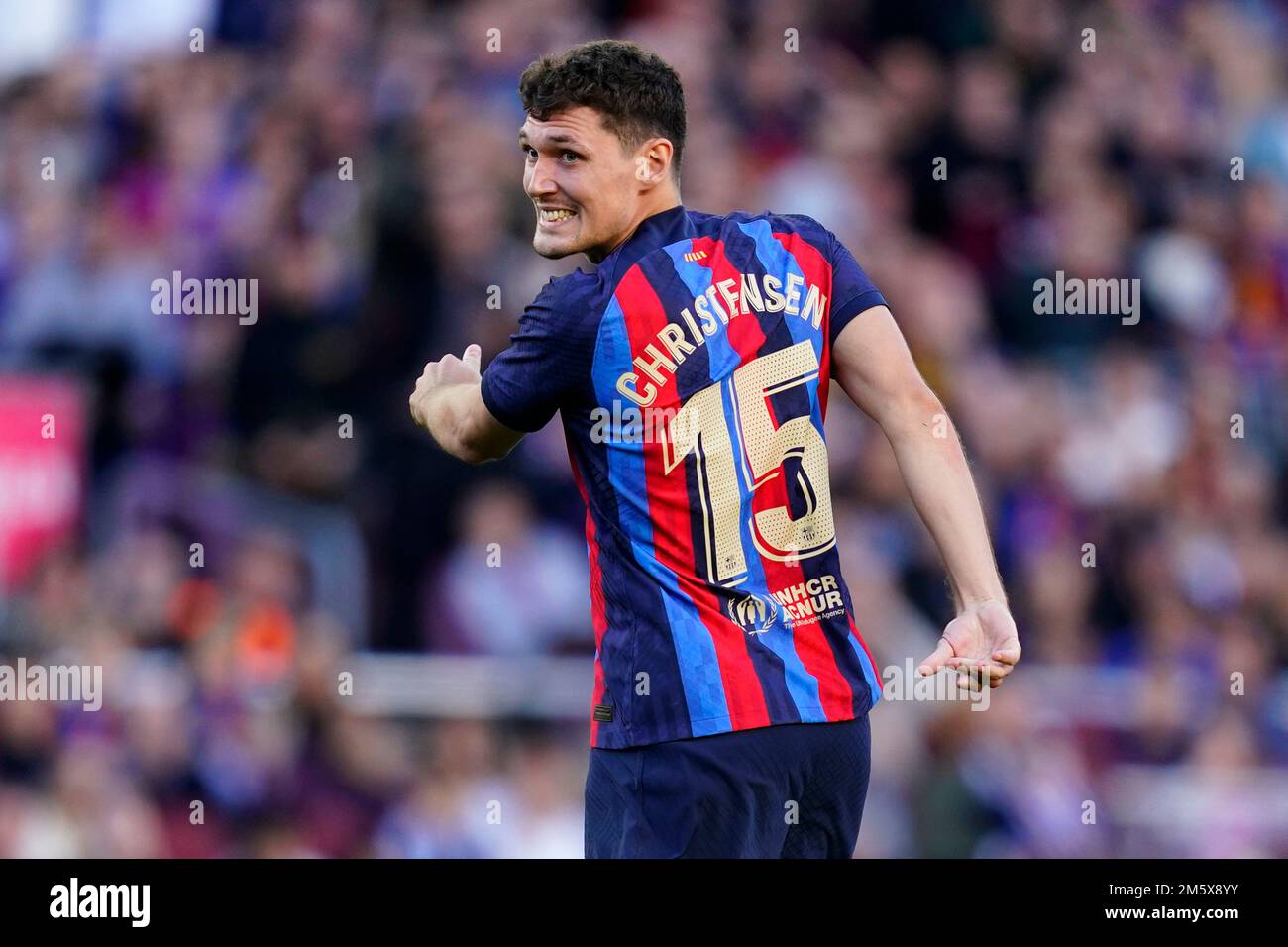 Andreas Christensen FC Barcelona during the La Liga match between FC ...