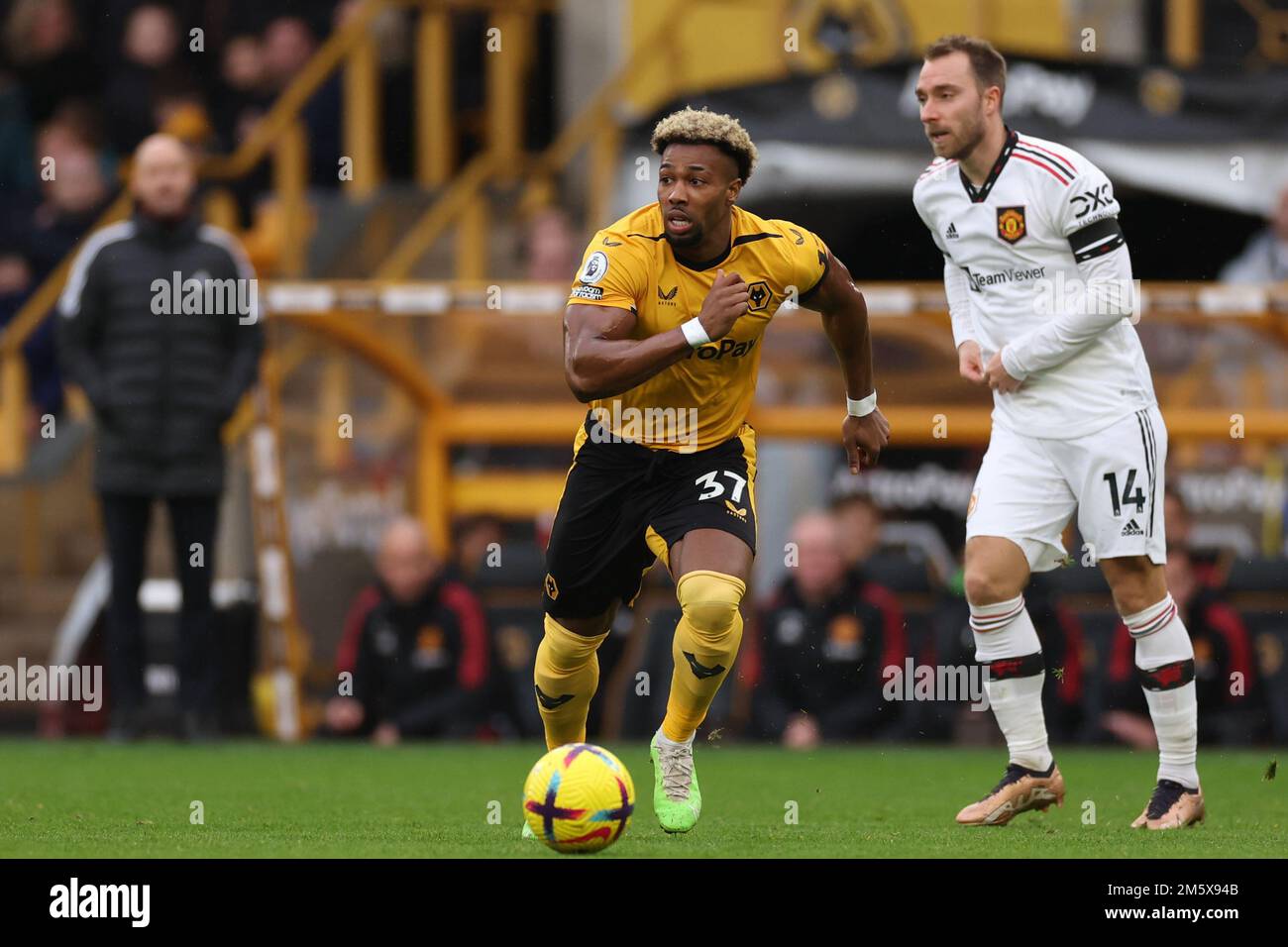31st December 2022; Molineux Stadium, Wolverhampton, West Midlands ...