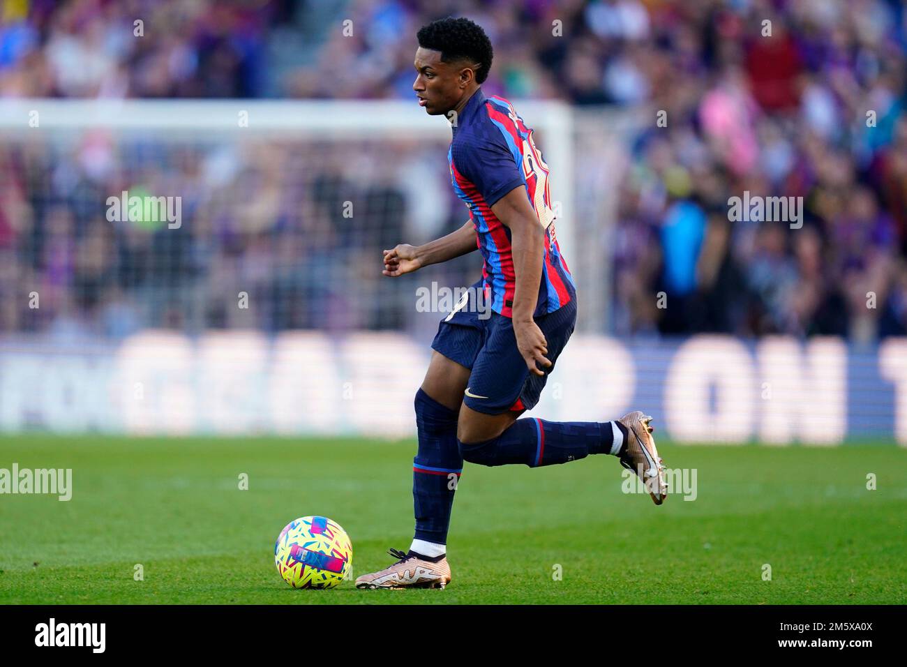 Alejandro Balde of FC Barcelona during the La Liga match between FC ...