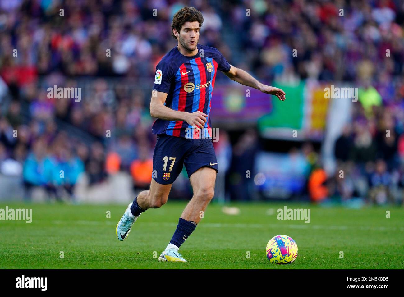 Marcos Alonso of FC Barcelona during the La Liga match between FC ...
